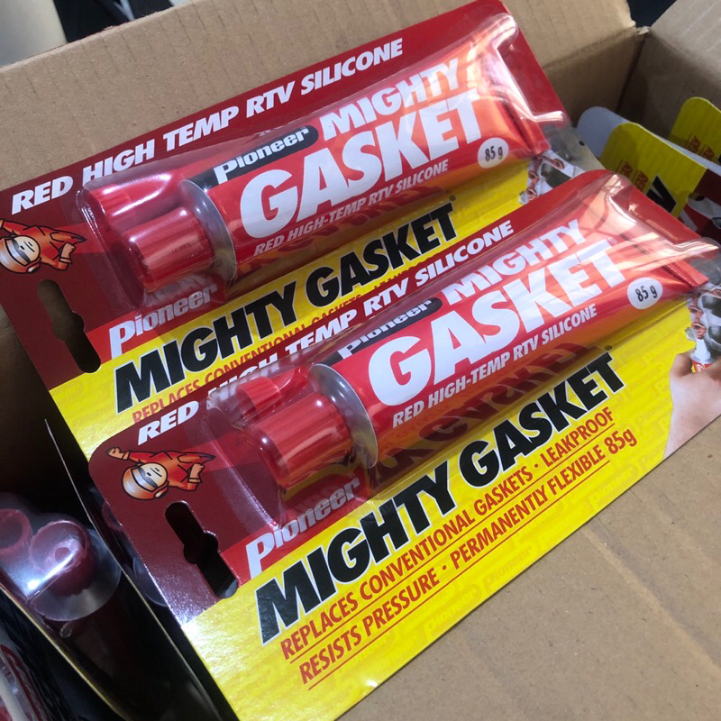 Pioneer Mighty Gasket Engine Sealant Red 85g | Shopee Philippines