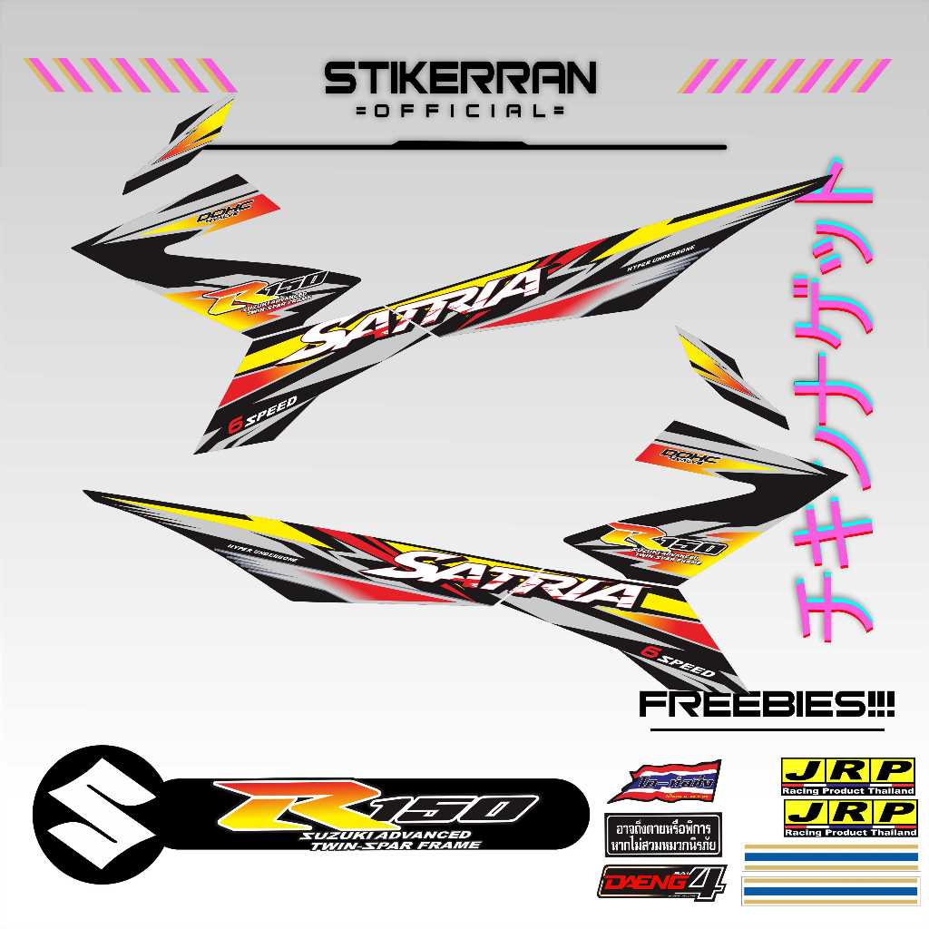 RAIDER 150FI 2025 MIKKO DESIGN DECALS | Shopee Philippines