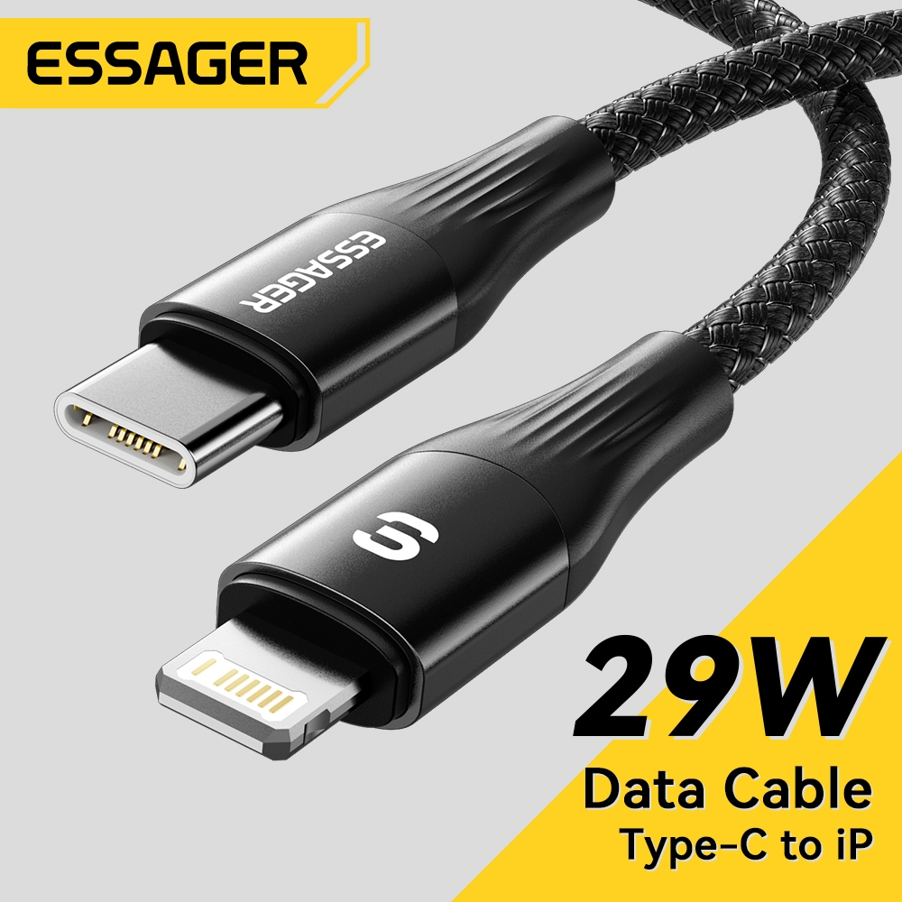 Essager 29W Type-C-L Data Cable Fast Charge, Downward Compatible With ...