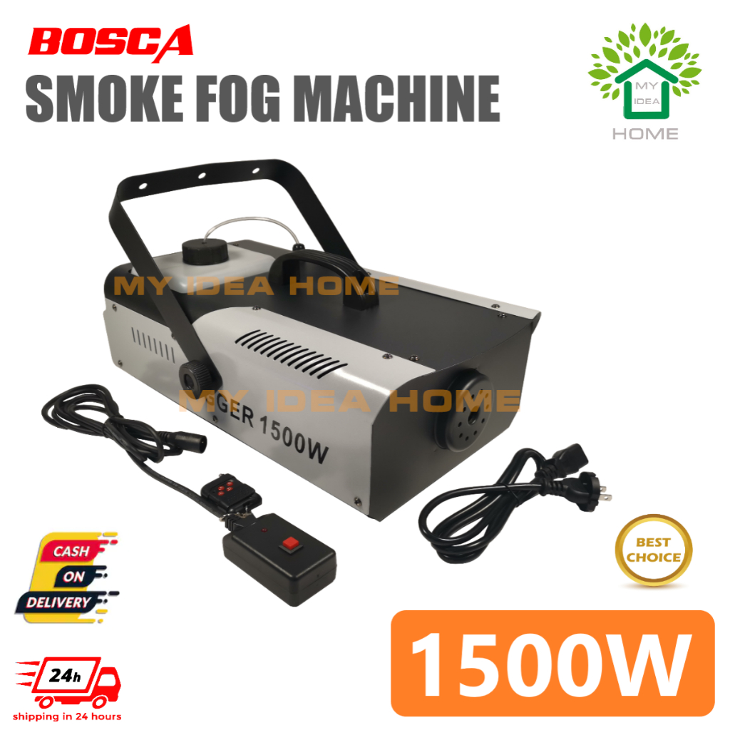 BOSCA 900W AND 1500W Smoke Fog Machine With Remote & Wire Control W/OUT ...