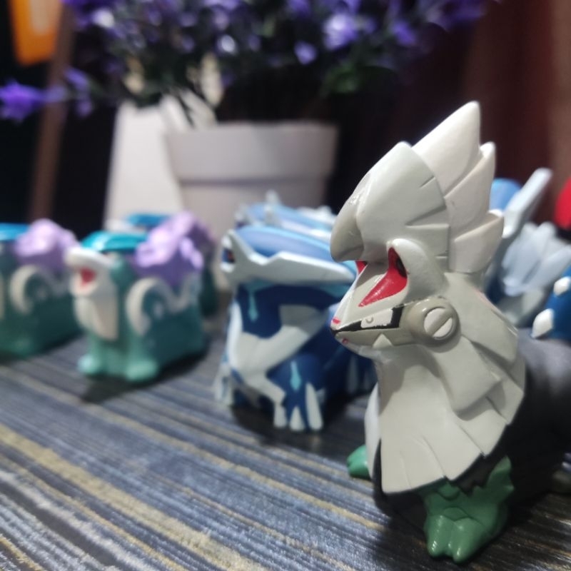 Pokemon Figure Puppets Bandai Vintage Collection Legendary Dogs Suicune ...