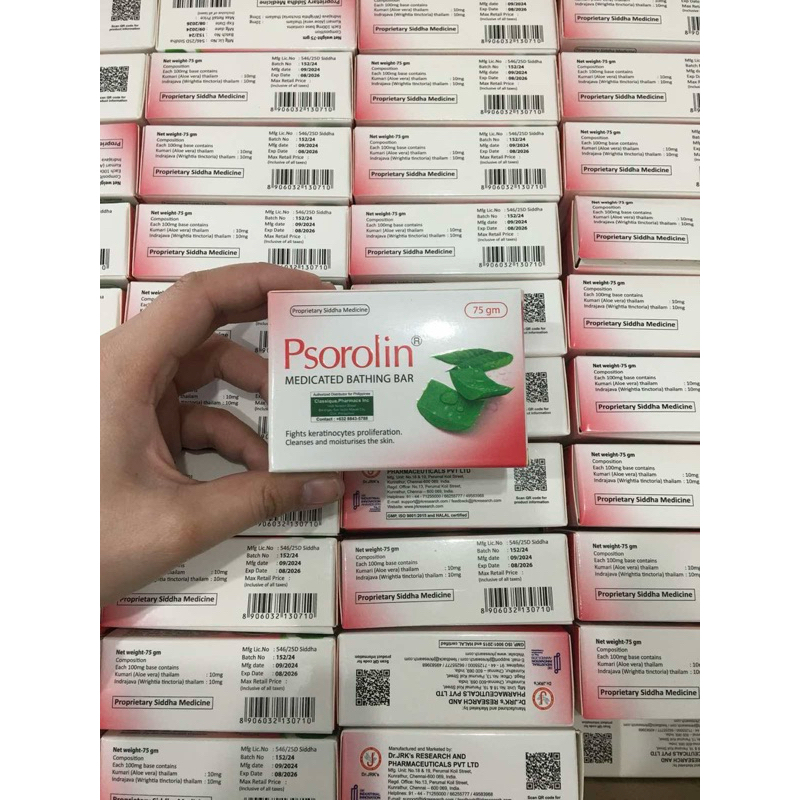 Psorolin Medicated Bathing Bar for Psoriasis Eczema Dry Sensitive Skin ...