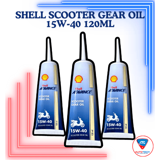 SHELL ADVANCE SCOOTER GEAR OIL 12W-40 120ML | Shopee Philippines