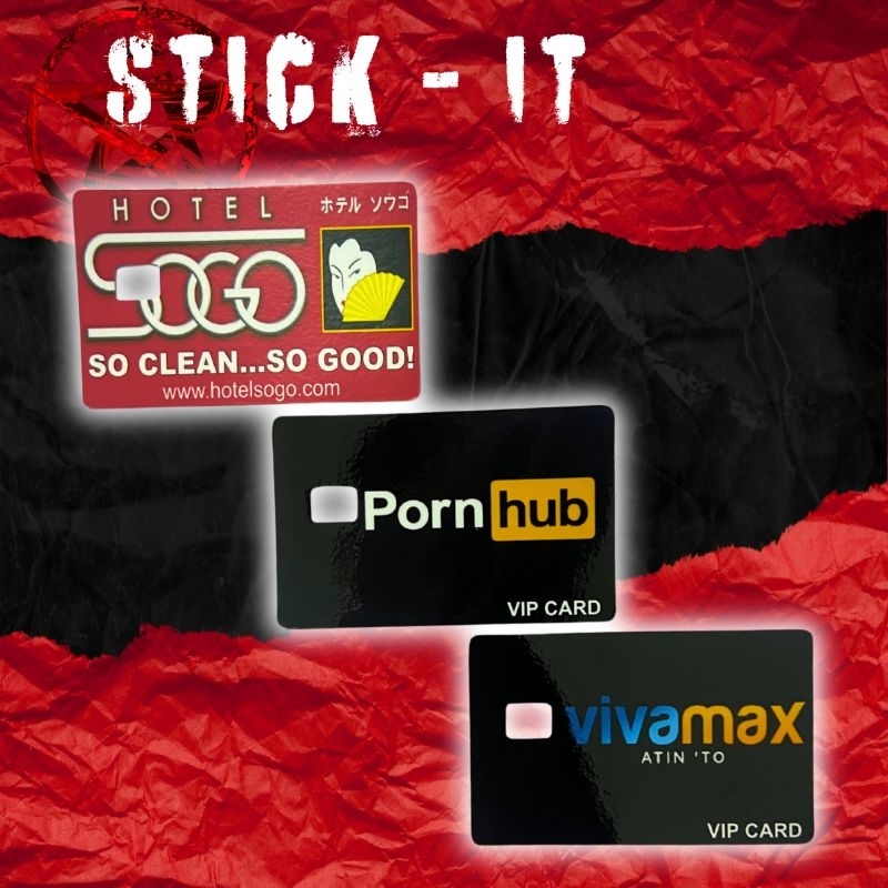 Pornhub | Vivamax | Sogo skin card | atm card sticker | Shopee Philippines