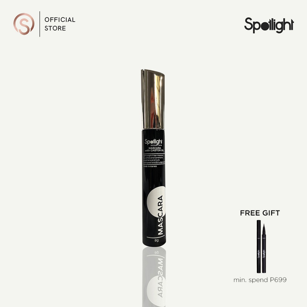 Spotlight Second Skin Mascara with Castor Oil 8g | Shopee Philippines