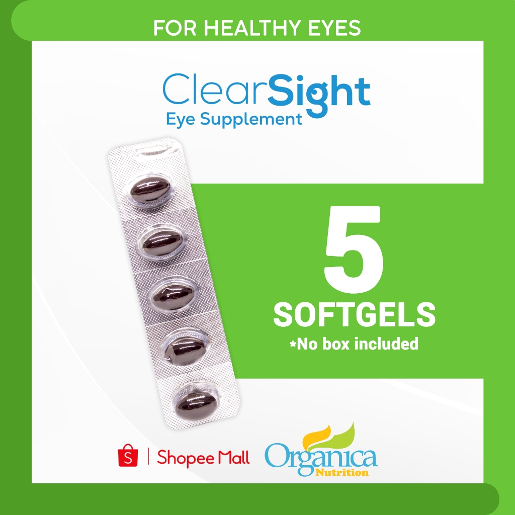 ClearSight Eye Supplement (5 Softgels) | Shopee Philippines