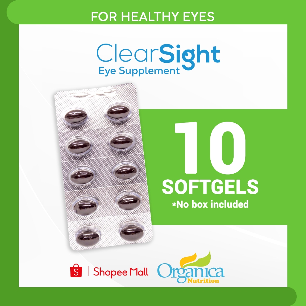 ClearSight Eye Supplement (10 Softgels) | Shopee Philippines