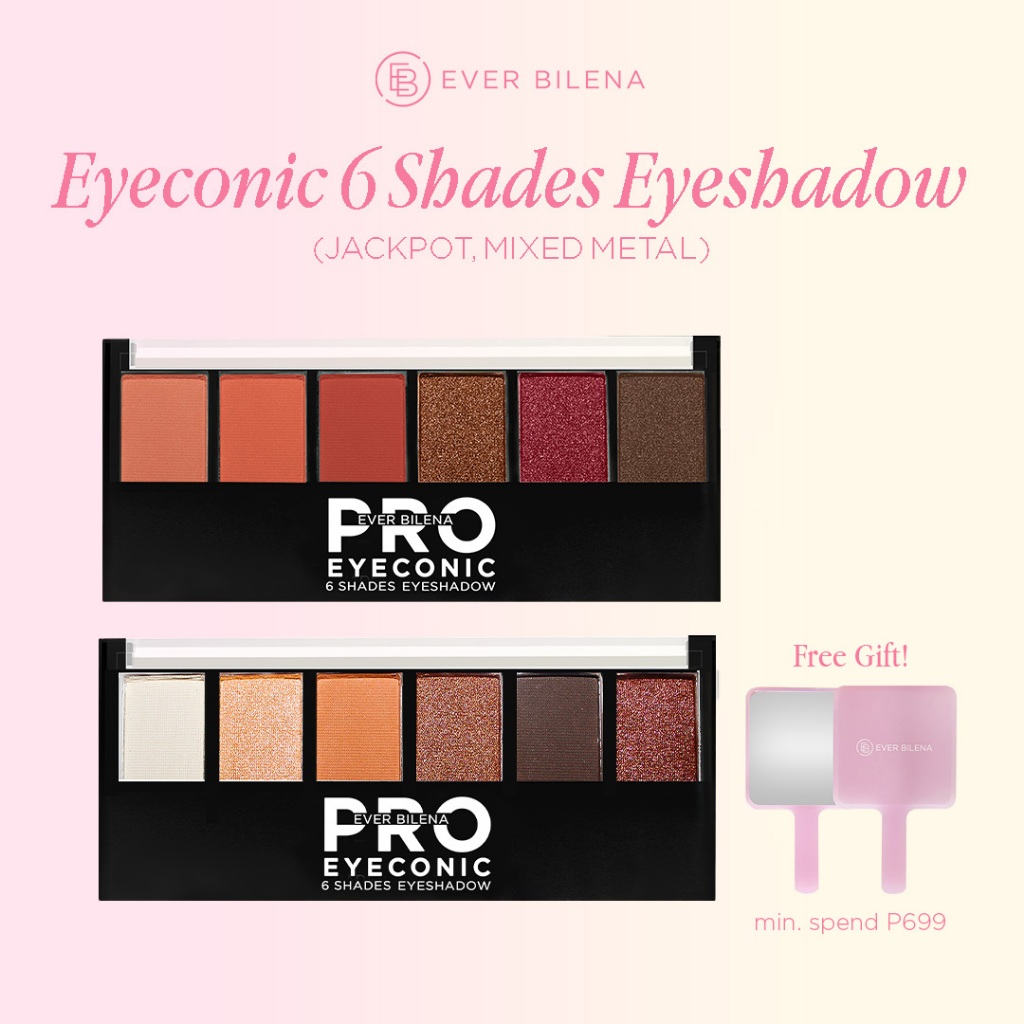 EB Pro Eyeconic 6 Eyeshadow Set 6.8g [Eyeshadow Palette, Multi use ...