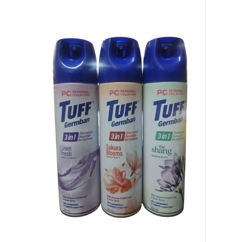 TUFF GERBAN Multi-purpose Disinfectant & Room Spray 250mL | Shopee ...