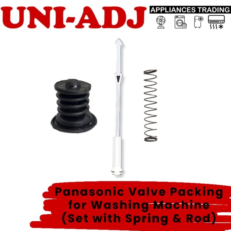 Panasonic Valve Packing (Set with Spring and Rod) for Washing Machine ...