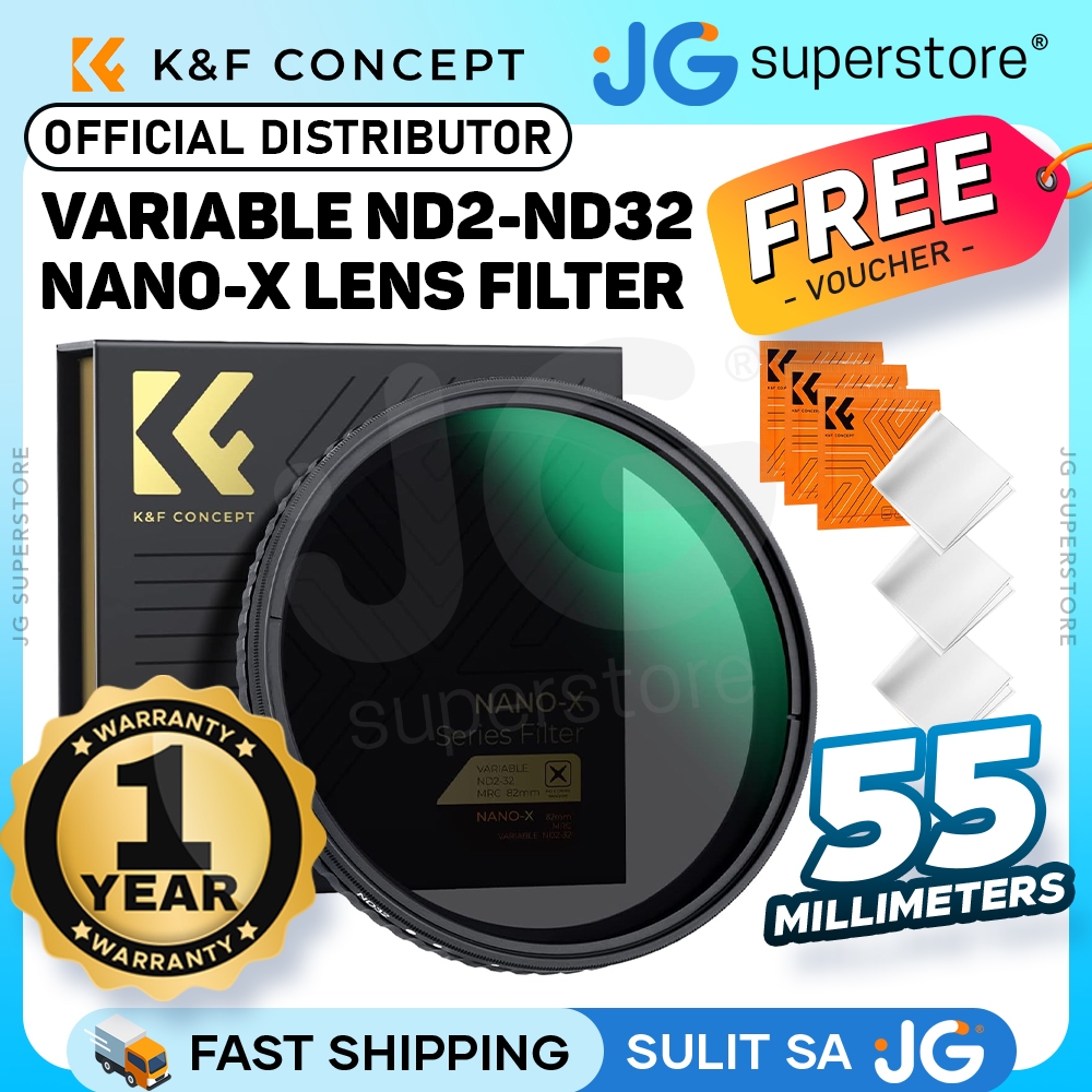 K&F Concept NANO-X ND2-ND32 Variable Fader ND No X-Effect Lens Filter for Camera Lenses | Shopee ...