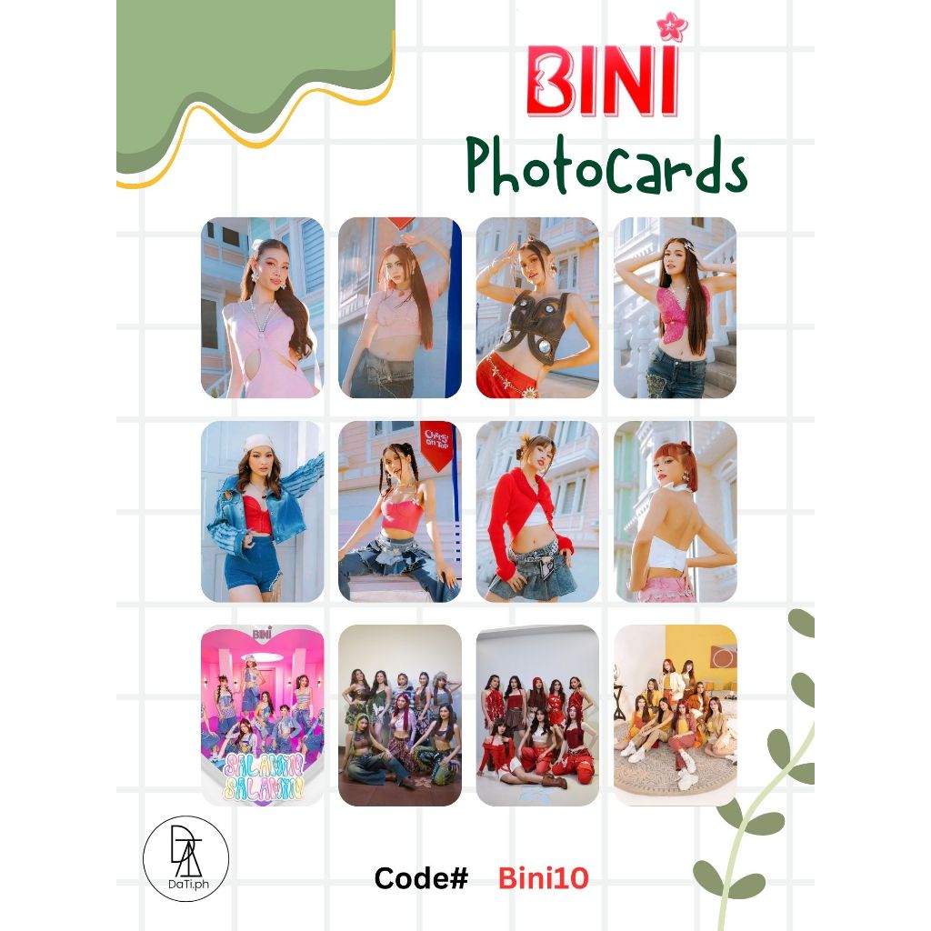 Bini Photocards Collection | Shopee Philippines