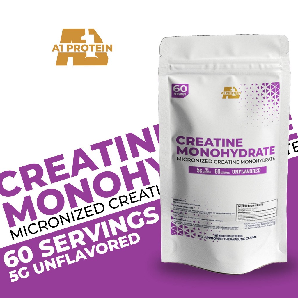 A1 Protein Micronized Creatine Monohydrate 60 serving with scooper ...