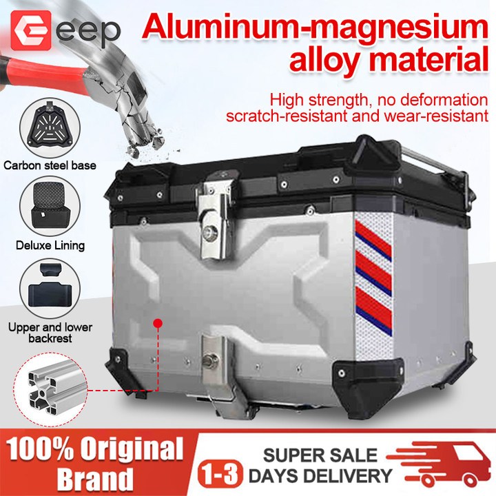 MotorcycleTop Box For Motorcycle 5/36/40/45/55L Alloy Motorcycle TopBox Motorcycle Accessories ...