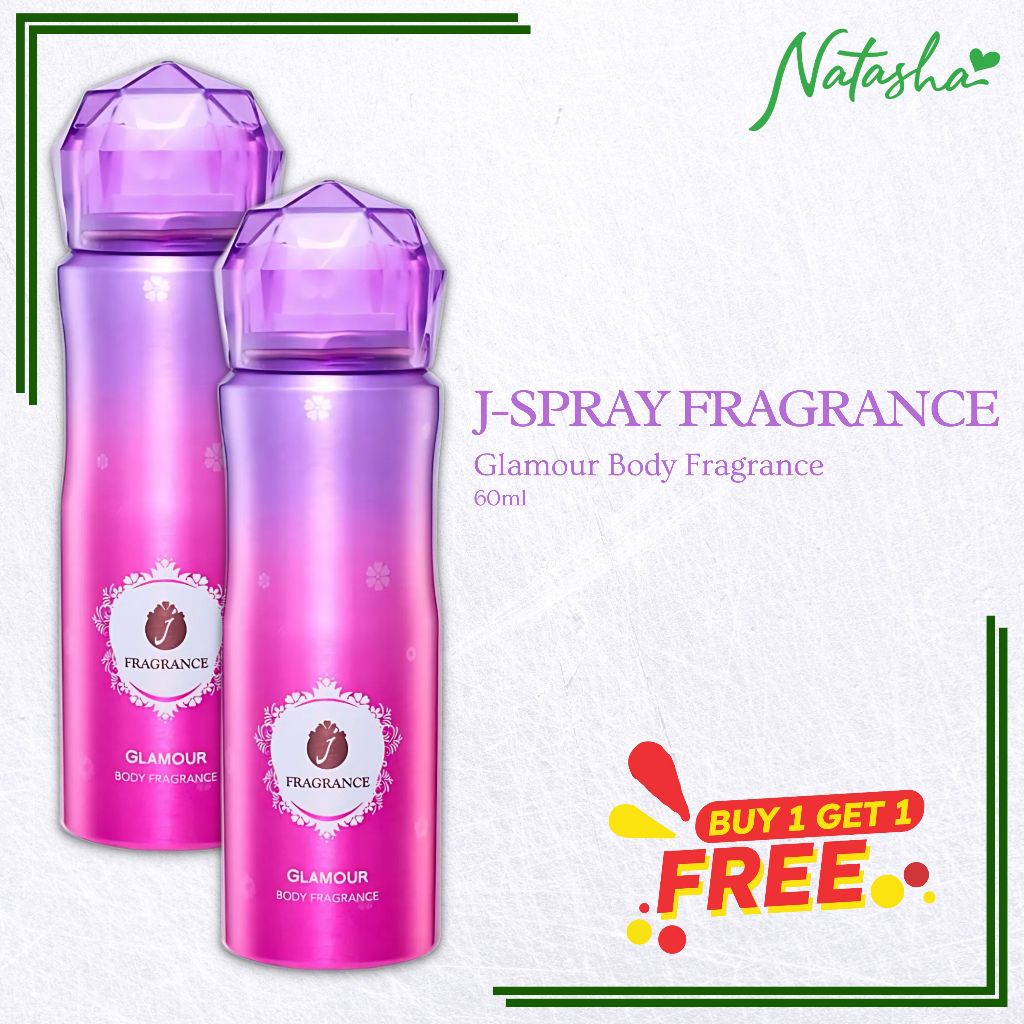 J SPRAY FRAGRANCE Buy 1 take 1 Glamour Body Fragrance 60ml | Shopee ...