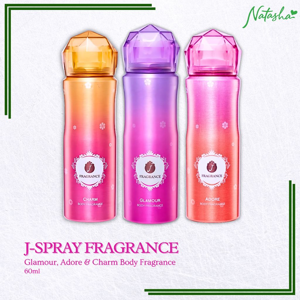 J SPRAY FRAGRANCE Buy 1 take 1 Glamour, Charm & Adore Body Fragrance ...