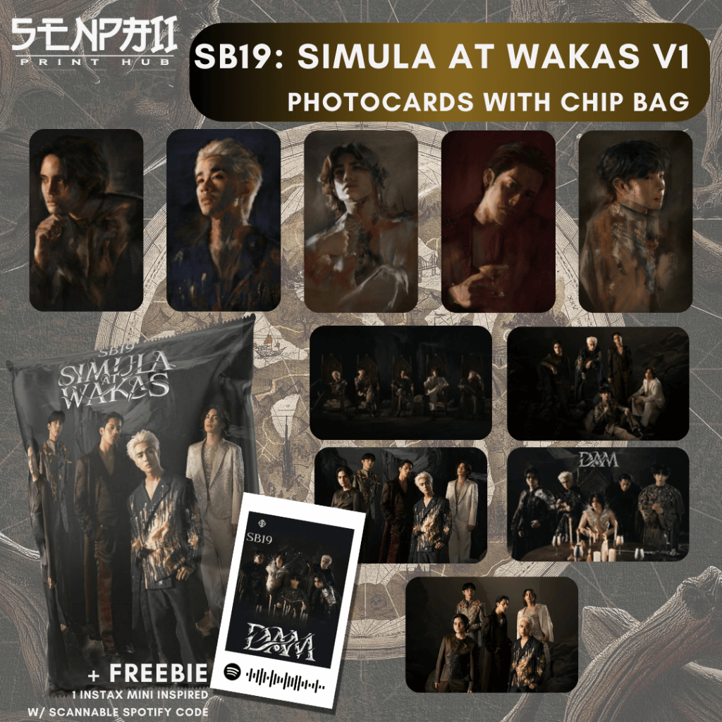 SB19: SIMULA AT WAKAS PHOTOCARDS with CHIP BAG | Shopee Philippines