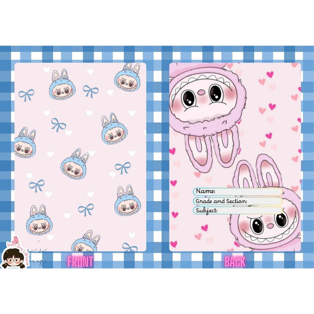 Labubu Stapled Notebook Writing Composition Shopee Philippines