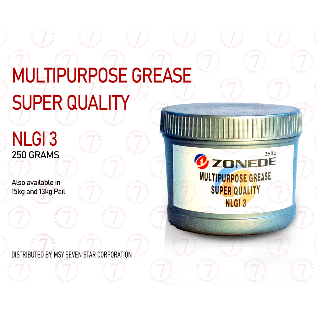 ZONEDE MULTIPURPOSE NLGI 3# BLUE 250g Bearing Grease | Shopee Philippines