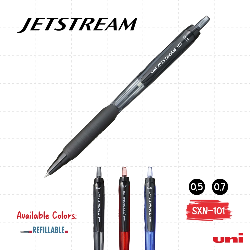 [SXN-101] Uni Jetstream Ballpoint Pen | Ultra Smooth Writing | Quick ...
