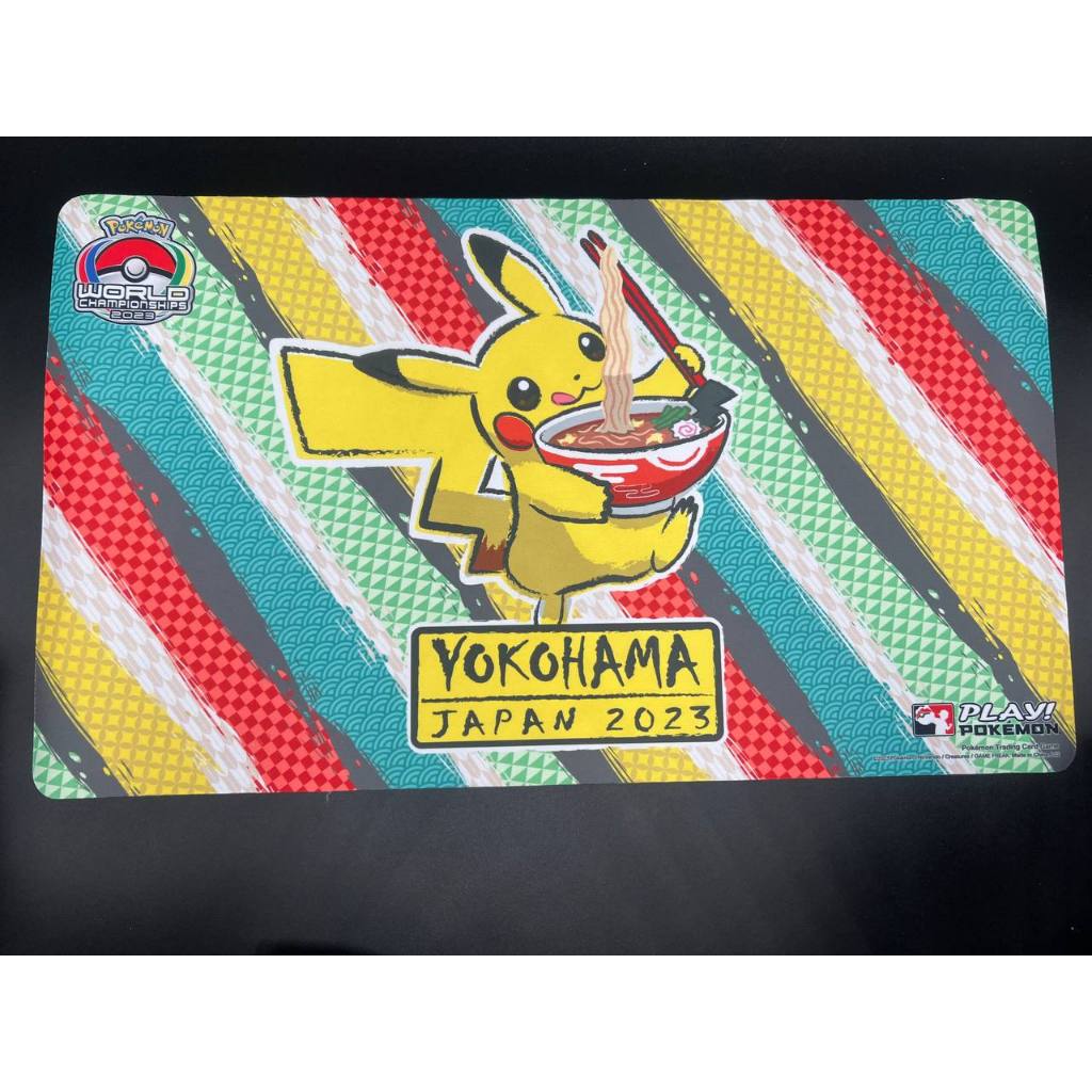 Pokemon World Championships 2023 Yokohama Pikachu PlayMat | Shopee ...