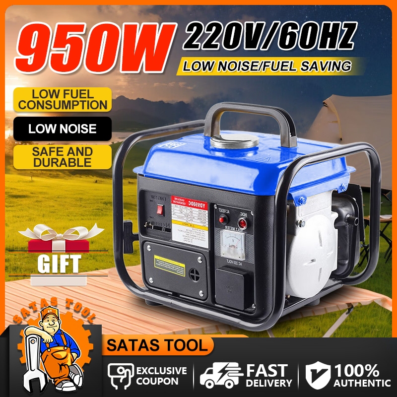 SALE!!Portable Gasoline Generator 950W Heavy Duty Energy Saving 2stroke ...