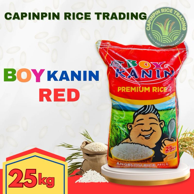 Boy Kanin Red 25 kg Premium Rice | Shopee Philippines