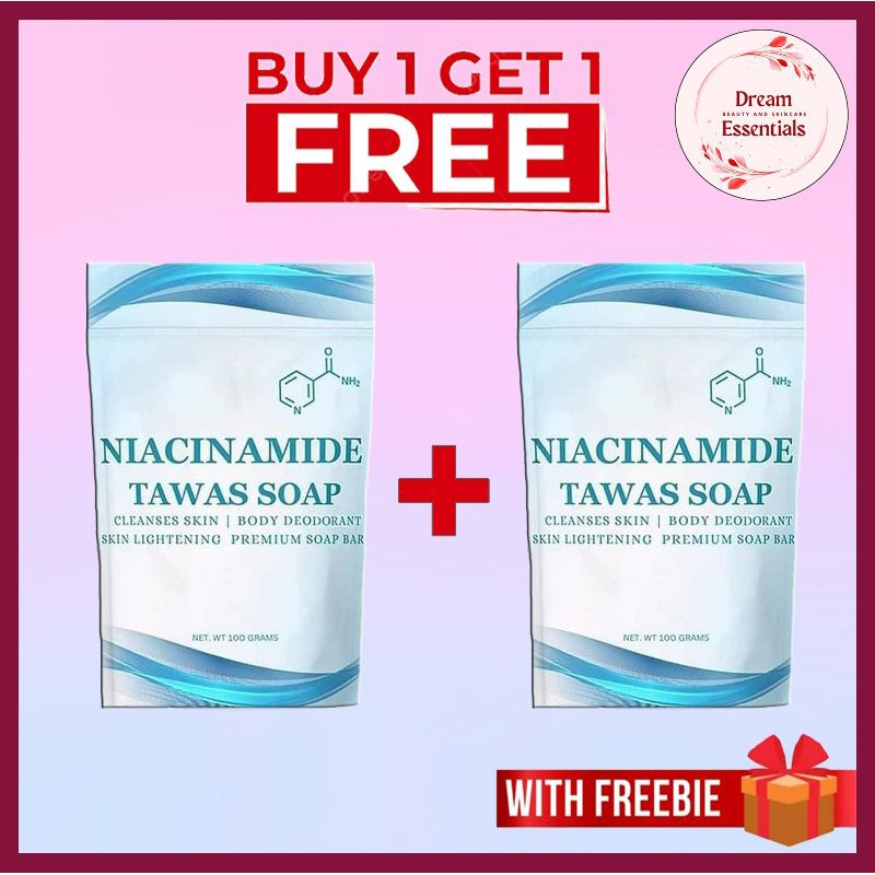 ONHAND Niacinamide Tawas Soap 100g Skin Lightening, Body Deodorant, Cleanses Skin (FREE MESH NET ...