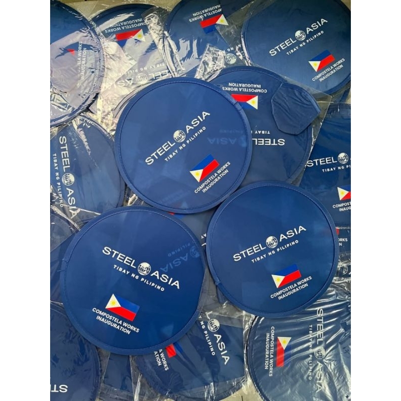 Customized foldable fan (corporate giveaways) | Shopee Philippines