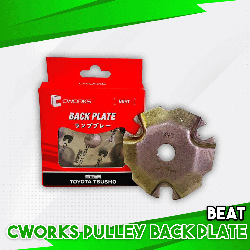 CWORKS PULLEY BACKPLATE FOR NMAX/AEROX/CLICK/PCX 160/MIO SPORTY/BEAT ...