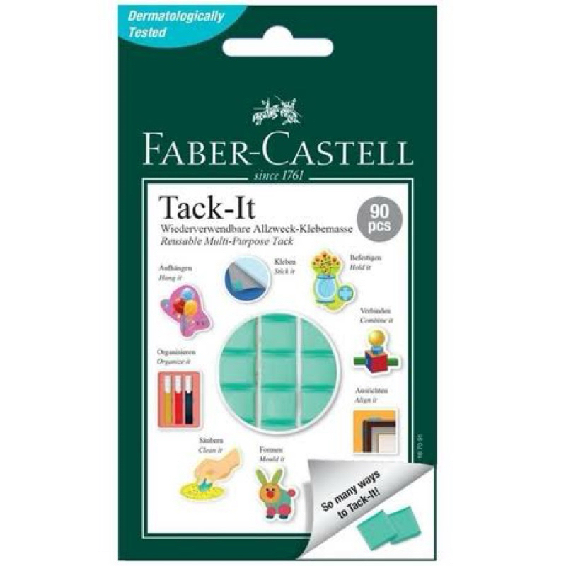 Faber-Castell Tack It Green (50g) | Shopee Philippines