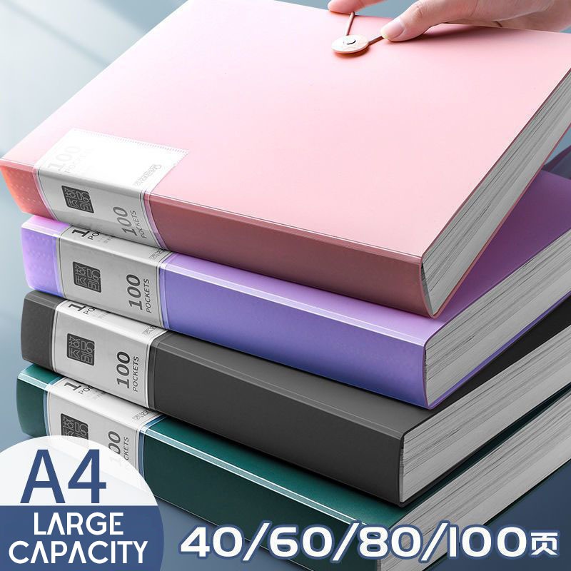 Clear Book Long/A4 File Organizer Folder Long Clear File Folder ...