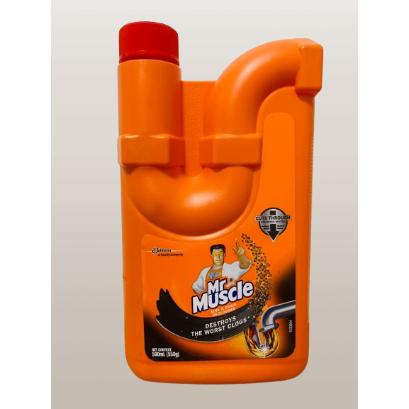 Mr. Muscle Sink & Drain Declogger 500 ml | Shopee Philippines