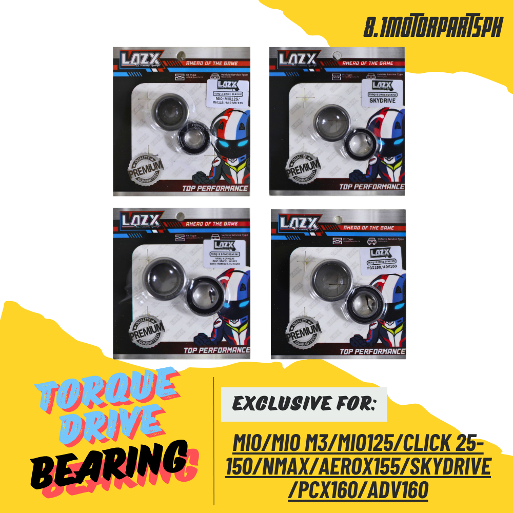 TORQUE DRIVE BEARING for MIO/MIO M3/MIO125/CLICK 25-150/NMAX/AEROX155 ...
