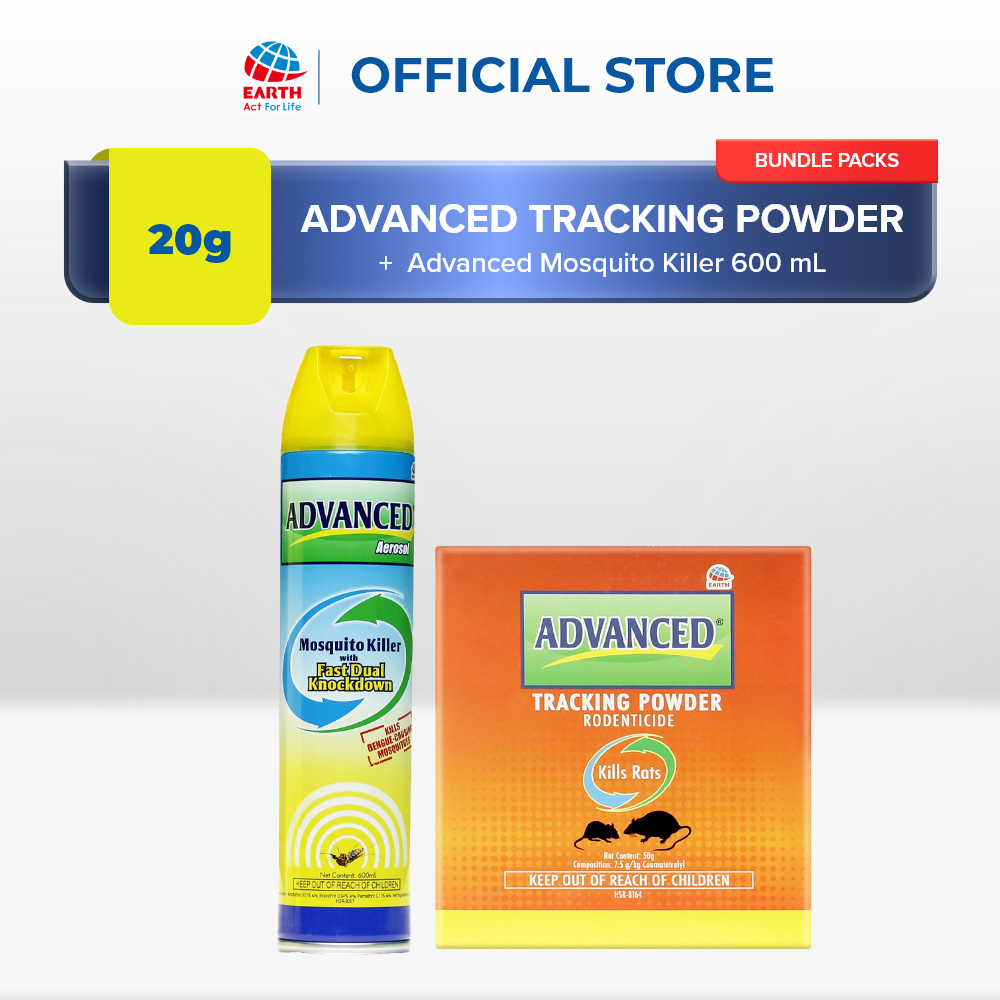 Advanced Tracking Powder 50g + Advanced Mosquito Killer 600 mL | Shopee ...