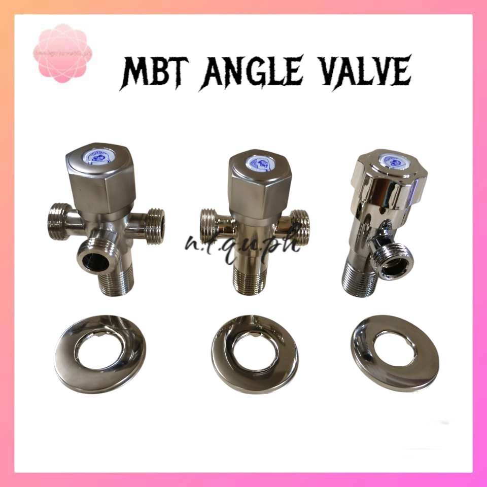 Stainless Steel Two Way Angle Valve 1/2" Angle Valve with Ring Cover ...