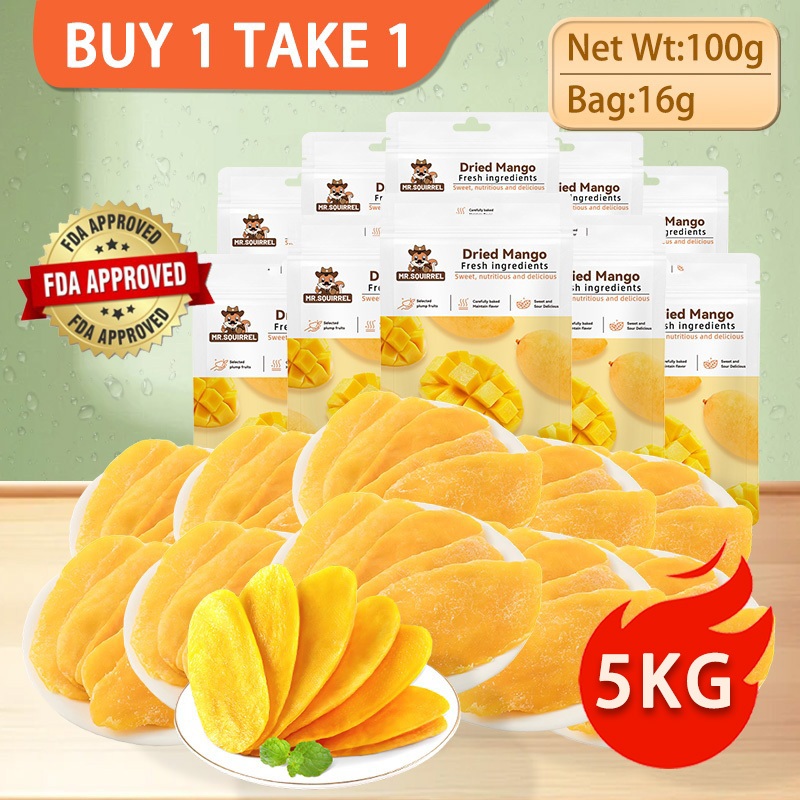 5KG Dried Mango Premium Pure Mango (Sweet) Dried Mangoes Cebu 1kg ...