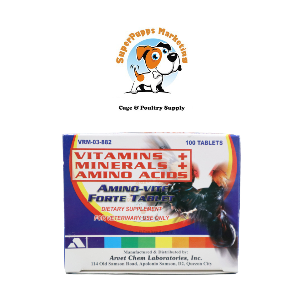 AMINOVITE ( FORTE TABLET) ARVET CHEM LABORATORIES, INC. | Shopee ...