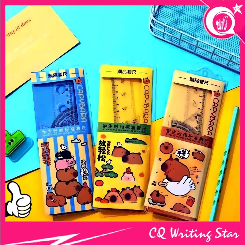 4pcs/set 30cm ruler set ruler compo set school supplies measurement ...