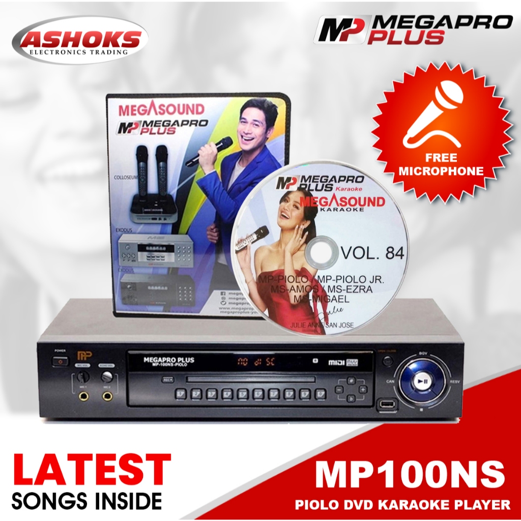 Megapro Plus MP 100 NS Piolo / Megapro Karaoke player / Volume 84 CD ...