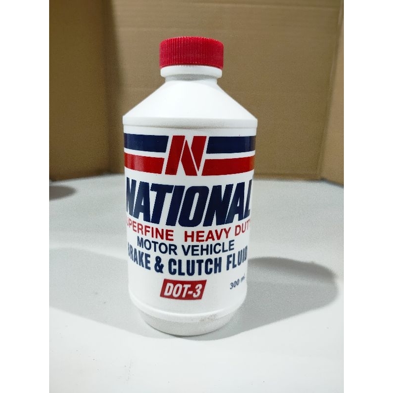 NATIONAL BRAKE FLUID DOT-3 300ml | Shopee Philippines