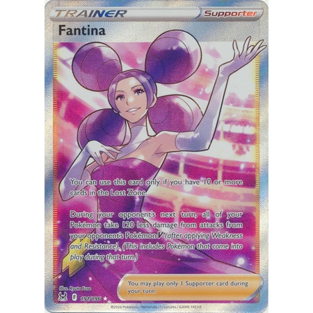 Fantina - 191/196 - Full Art Ultra Rare | POKEMON TCG: Sword and Shield ...