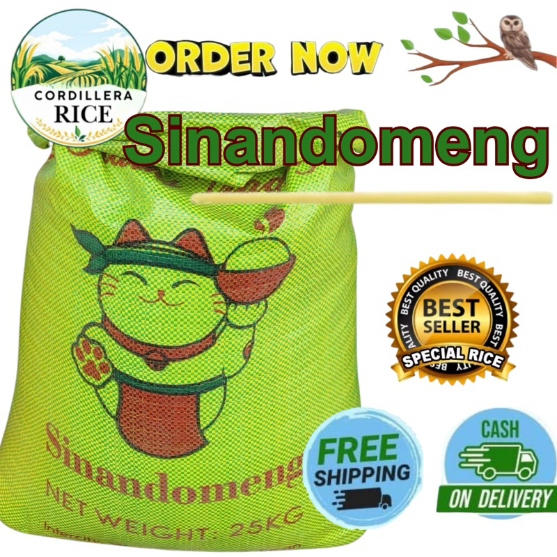 Quality Premium Rice/Bigas Sinandomeng Green available in 25KG 10KG ...