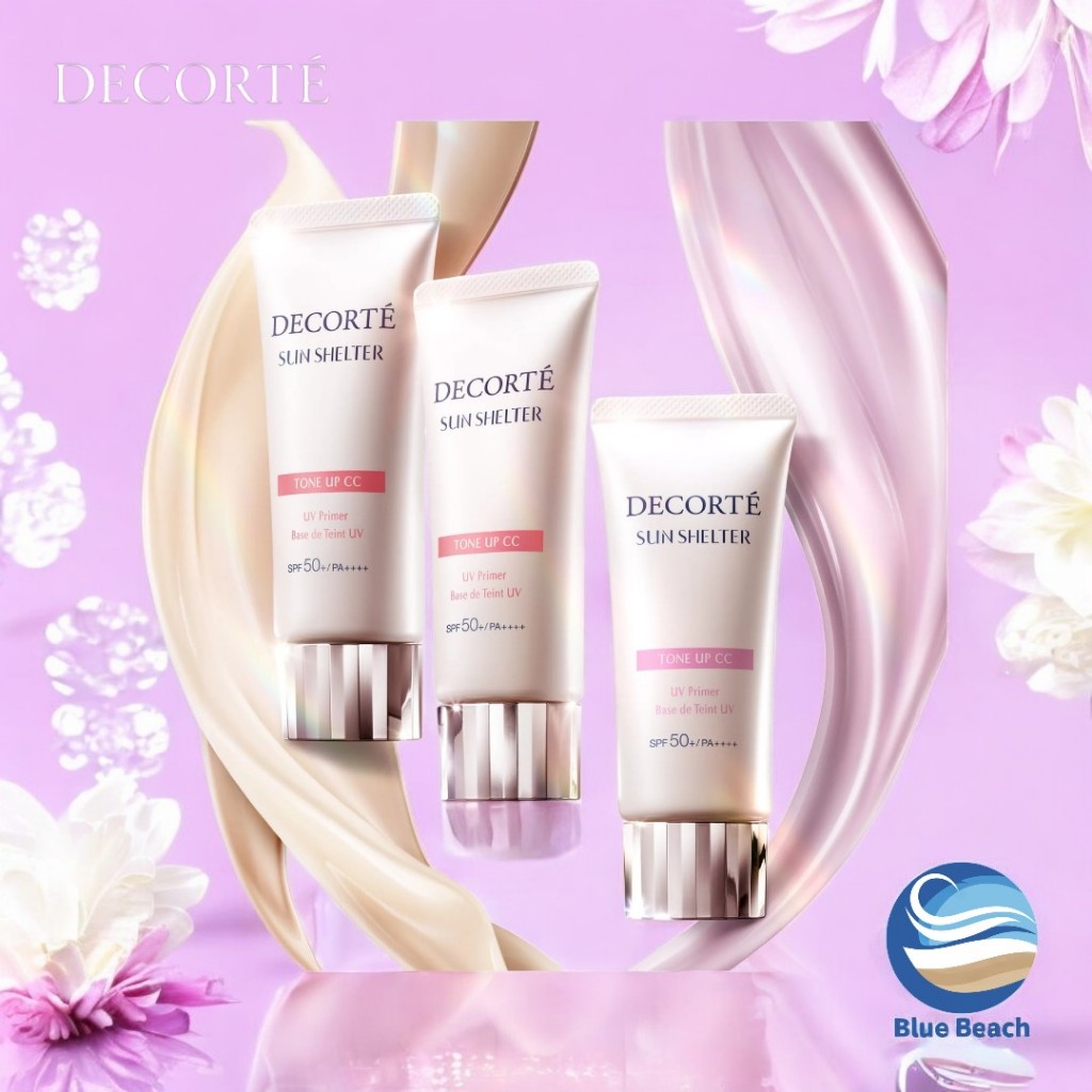 COSME DECORTE Sun Shelter Multi Protection Tone Up CC/SPF50+/PA++++/Essence Cream | Shopee ...