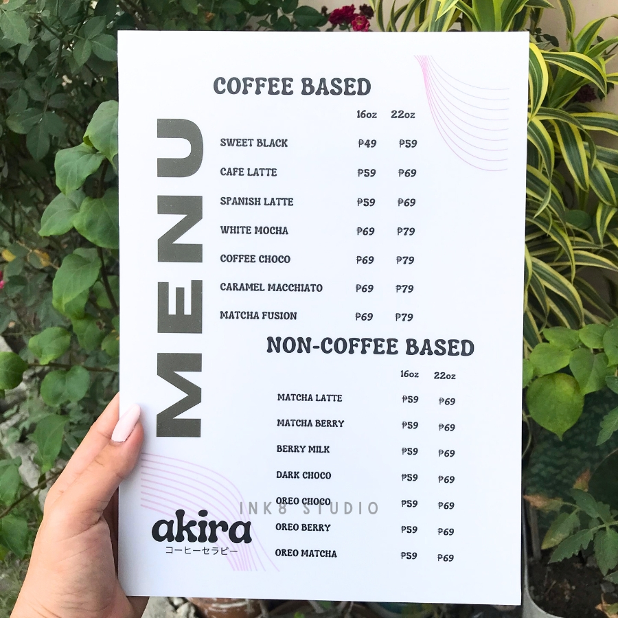 INK8 | Menu Board Sintra Customizable Signage | Shopee Philippines