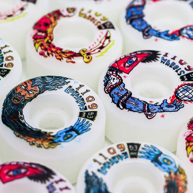 1109 101A High-Performance Skateboard Wheels, Set of 4 – Durable, Fast ...