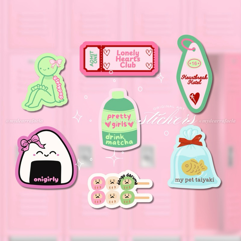 OA Original Art Vinyl Waterproof Stickers | Shopee Philippines