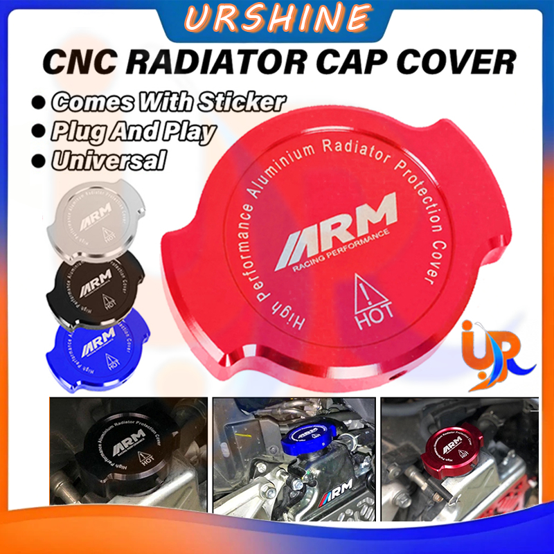 Radiator Cap Cover Aluminum Full CNC Universal With Motorcycle ...