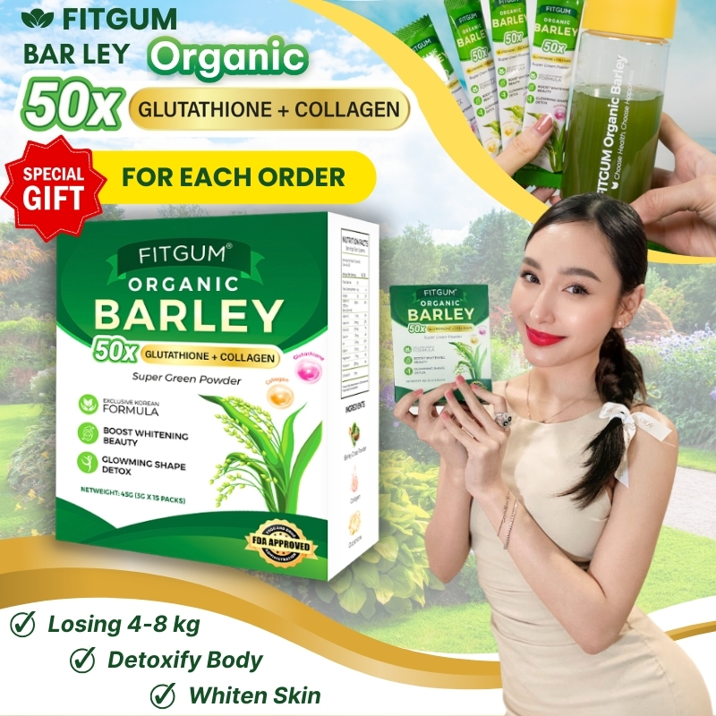 FITGUM Organic Barley Gluta Collagen Beauty Drink Slim Body Brighten ...