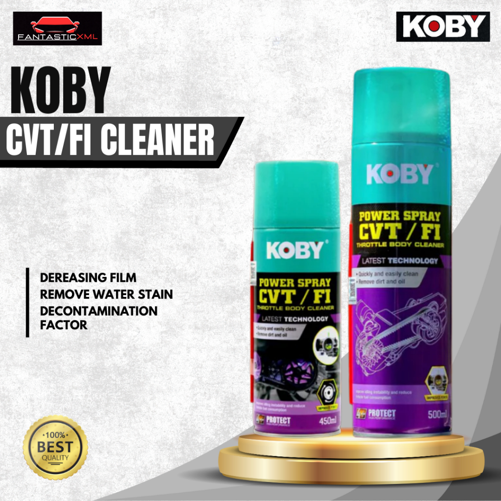 FF Koby Power Spray Cvt Fi Throttle Body Cleaner 600ml/450ml | Shopee ...